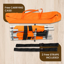 Foldable Soft Stretcher | Emergency Patient Transport with Safety Belt ...