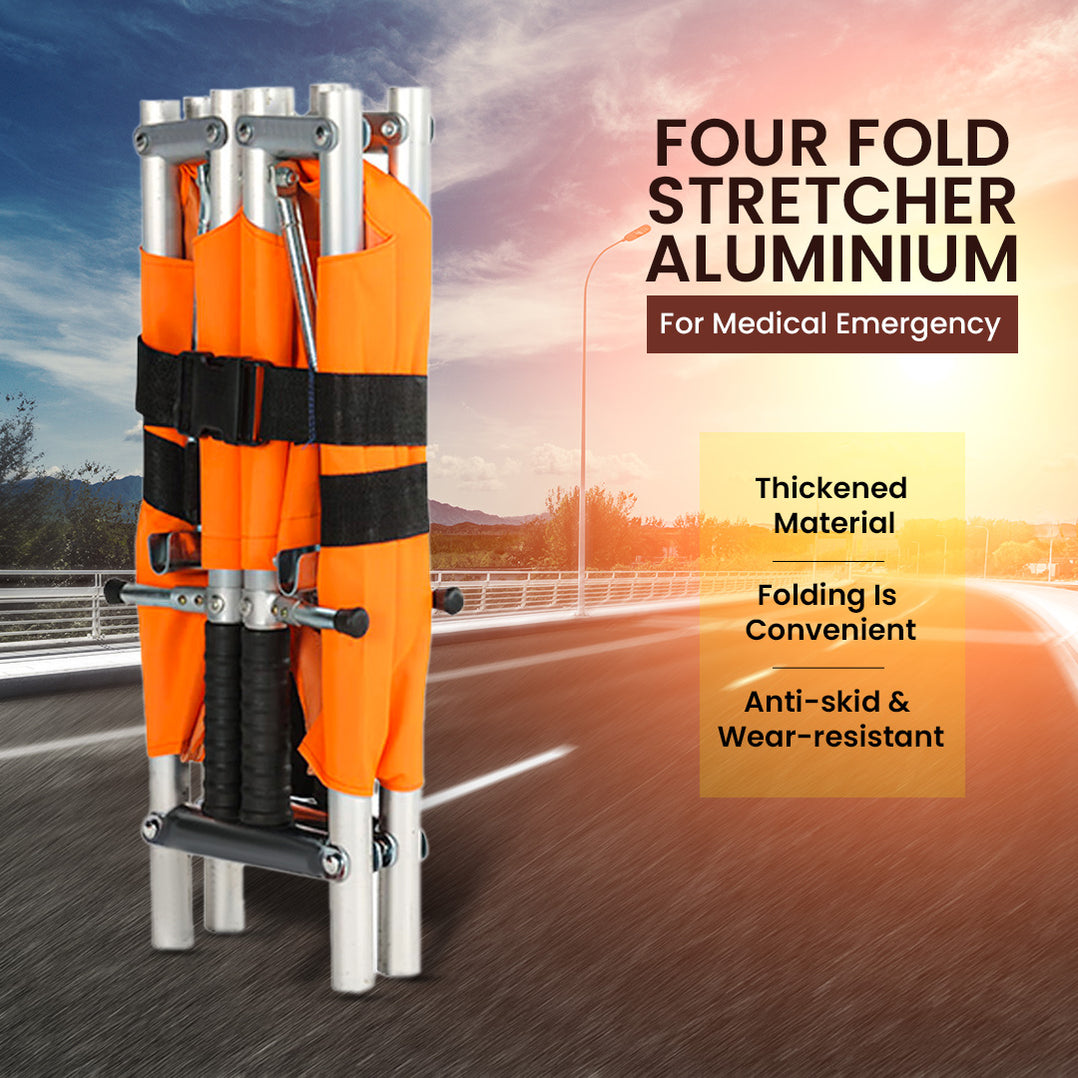 Foldable Soft Stretcher | Emergency Patient Transport with Safety Belt ...
