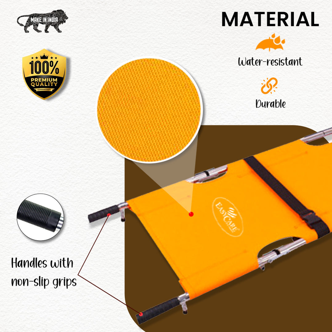Foldable Soft Stretcher | Emergency Patient Transport with Safety Belt ...