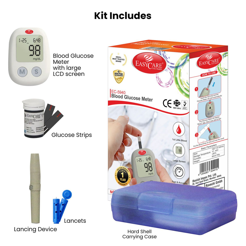 Glucometers - EASYCARE - India's Most Trusted Healthcare Devices